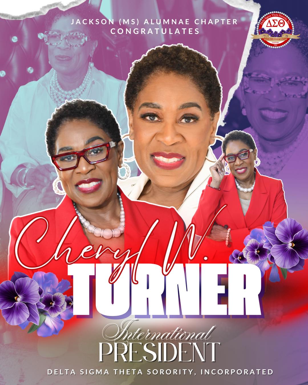 International President Cheryl W. Turner - Jackson (MS) Alumnae Chapter