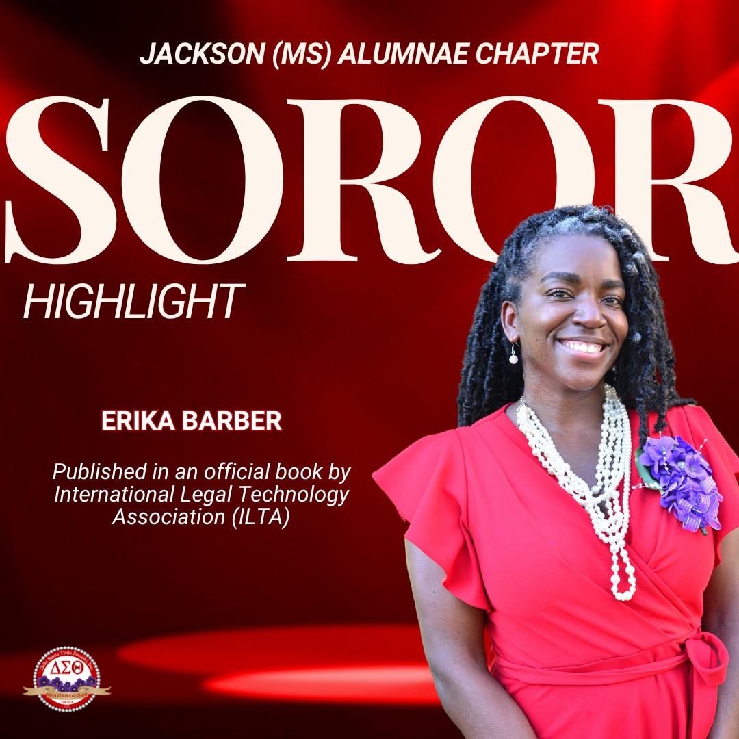 Member Highlight: Erika Barber - Jackson (MS) Alumnae Chapter