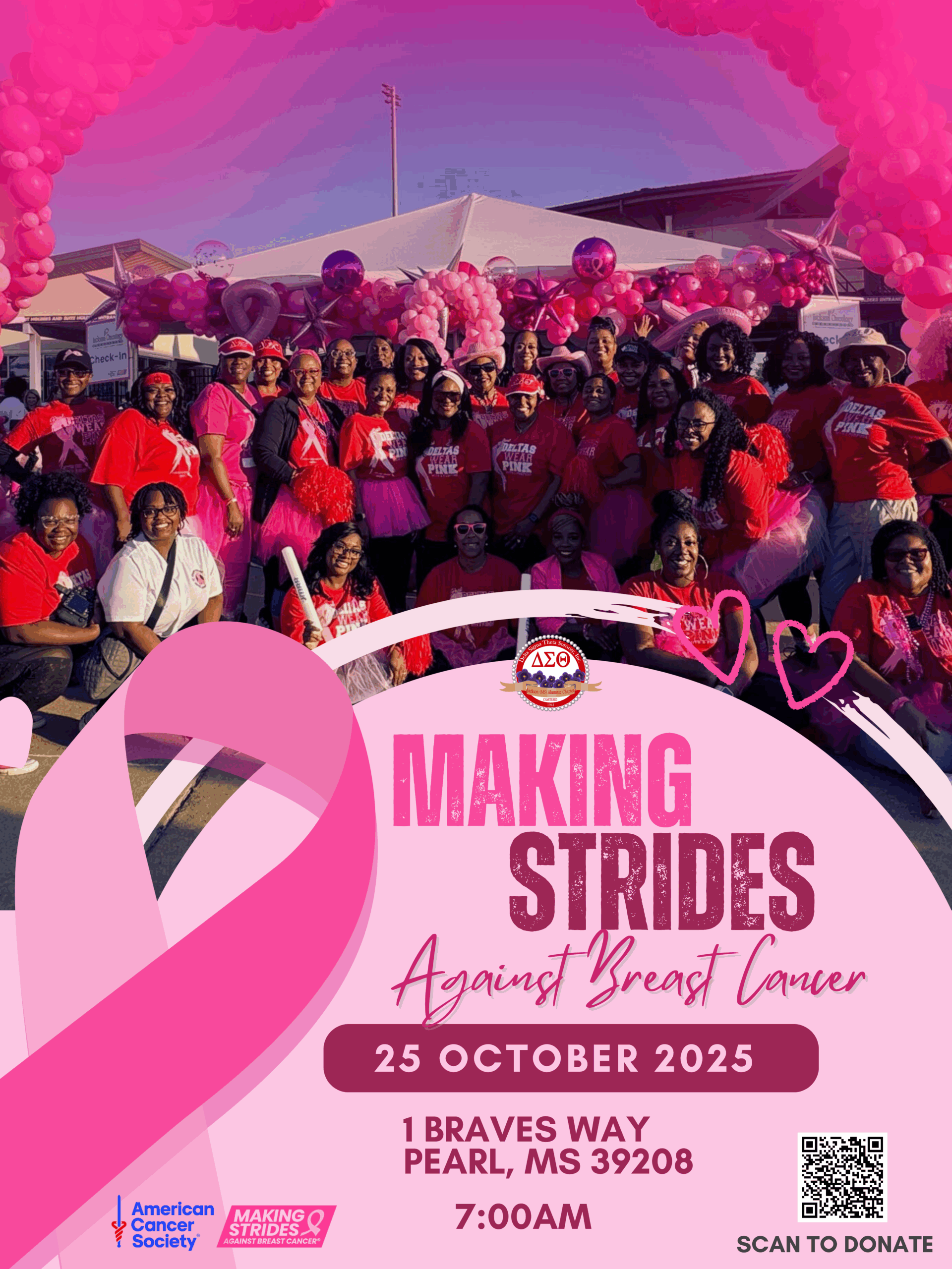 Making Strides Against Breast Cancer - Jackson (MS) Alumnae Chapter